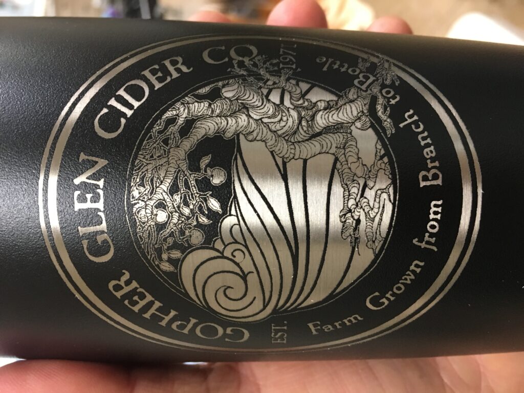 Gopher Glen Cider Co. - Logo Design and Custom Engraving - ishCreatives